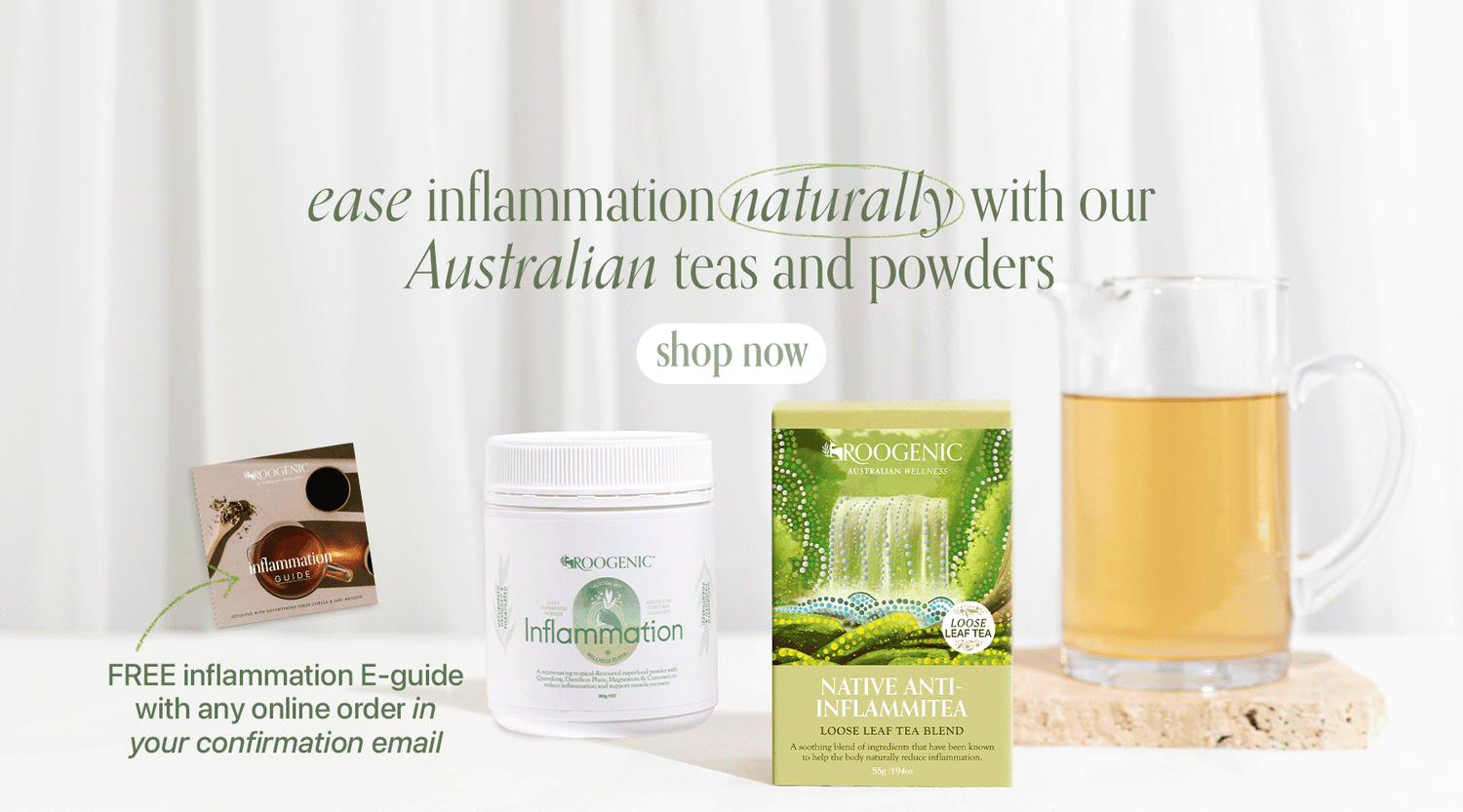Roogenic: Australian Teas and Powders designed to support wellbeing