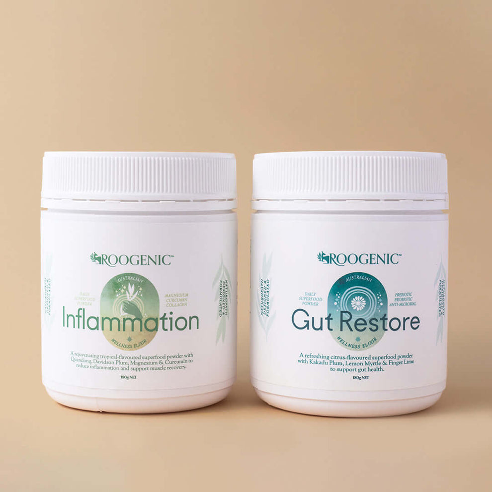 Repair Powder Bundle – Inflammation and Gut Restore Powder – Roogenic